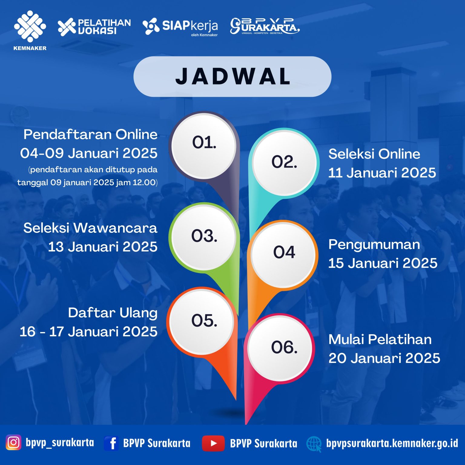 TELAH DIBUKA PENAFTARAN PBK 1 TAHUN 2025 - Balai Pelatihan Vokasi dan ...